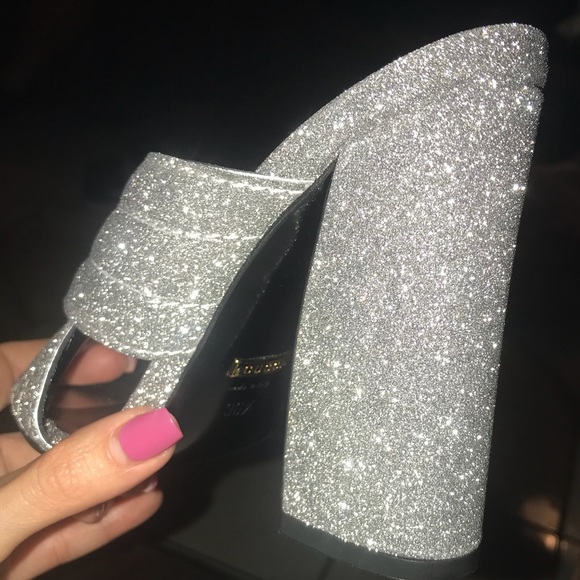 Gucci | Shoes | Gucci Sparkle Sandal Heel | Poshmark